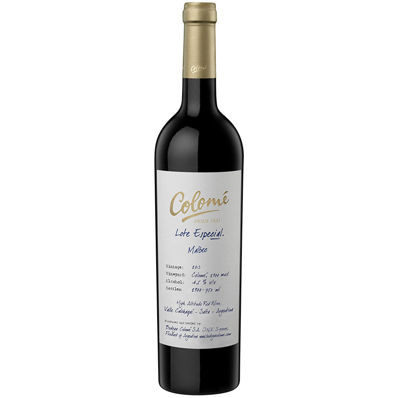 Bodega Colomé – Lote Especial Malbec Colomé 2018 – &WINE